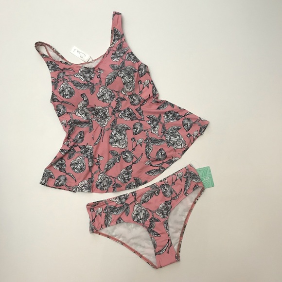 Moontide | Swim | Moontide Sia Australia Flutter Tankini Set Floral ...